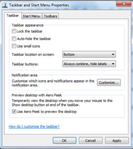 How to create a Windows XP style Toolbar in Windows 7