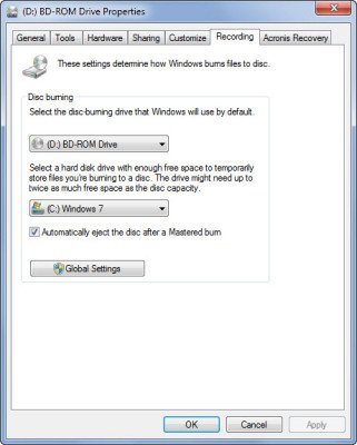 How to Burn ISO images using Windows Disc Image Burner