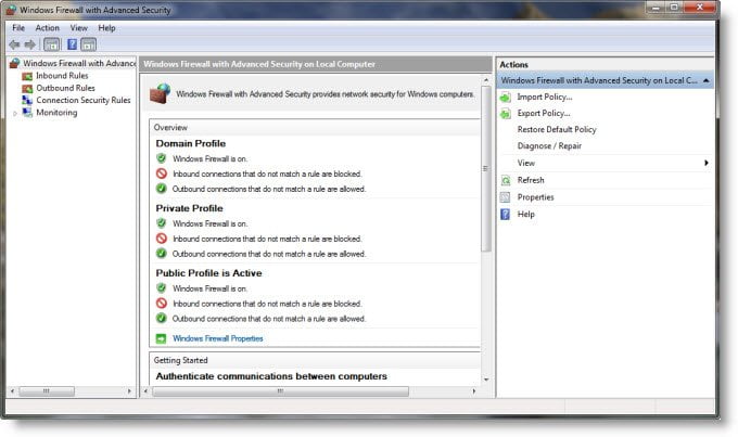Configure Windows Firewall With Advanced Security Rootusers Configure Windows Firewall With Advanced Security Rootusers
