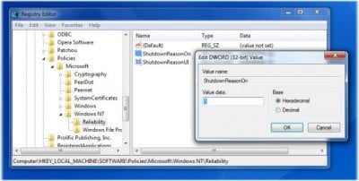 Enable or Disable Shutdown Event Tracker in Windows 11/10
