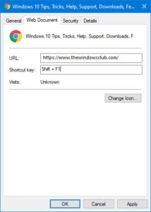 Create a Keyboard Shortcut to open Website in Windows 11