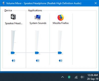 How to open Sound and Volume Mixer in Windows 11