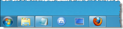 Get the Show desktop icon back in Windows 7 taskbar left side