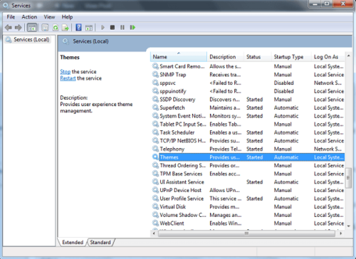 Aero theme doesn't work in Windows 7