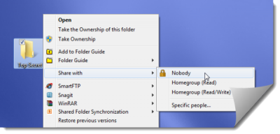 How to make a file or folder Private on Windows PC