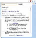 Google Dictionary extension for Google Chrome