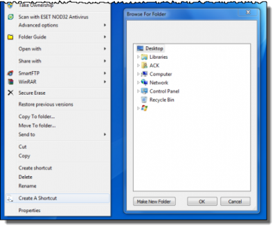 Create A Shortcut Tool: Create shortcuts anywhere easily