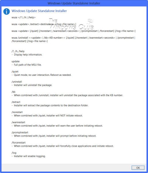 What is Windows Update Standalone Installer?