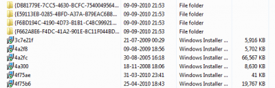 Windows Installer cache folder - Is it safe to delete its contents?