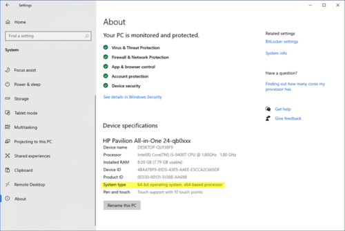 How to tell if your computer is 32 or 64-bit Windows 11/10