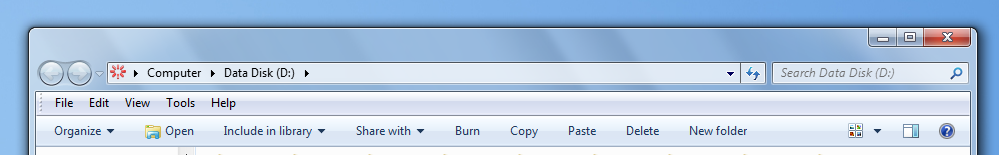 Add Copy, Paste and Delete Buttons to Windows Explorer Toolbar