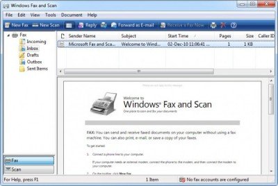How to send and receive Fax on Windows 10