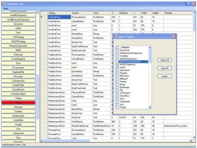 View or update MSI Installer files using MSI Viewer and Explorer