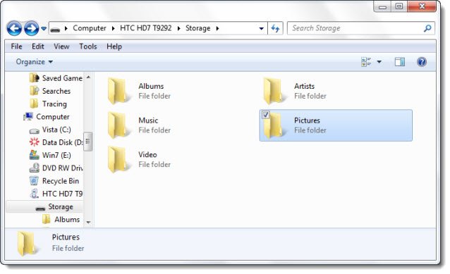 Browse your Phone media in your Windows Explorer