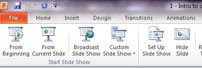 PowerPoint Broadcast Slide Show: Give presentations over internet