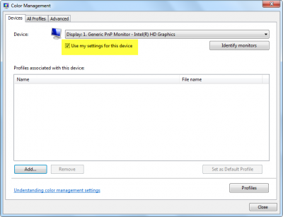 How to associate Color Profiles with a device in Windows 11/10