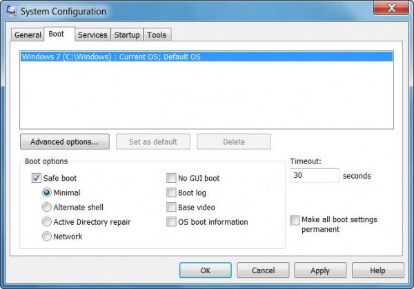 Safe Mode not working; Cannot boot in Safe Mode in Windows 11