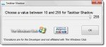 Add shadow effect to Windows 7 taskbar with Taskbar Shadow