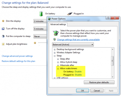 Prevent Computer from waking up from Sleep unexpectedly