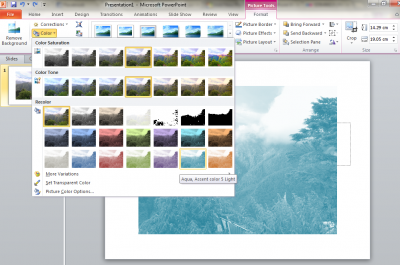 How to create a textured slide background in PowerPoint
