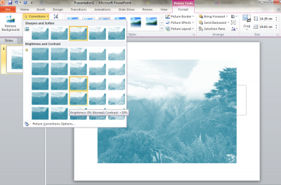 How to create a textured slide background in PowerPoint