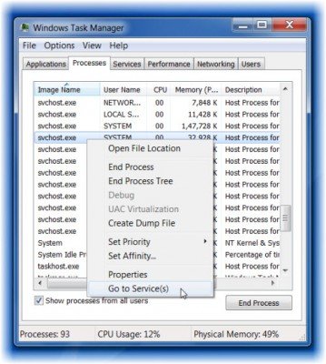 What is svchost.exe? Multiple instances, high CPU, Disk usage explained