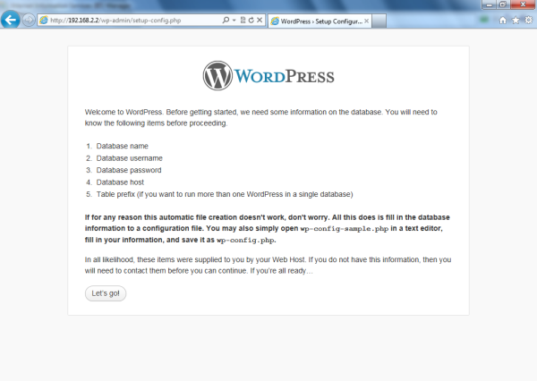 How to install WordPress blog using Microsoft IIS: Part 2