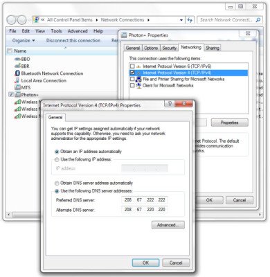Increase browsing speed by changing DNS settings in Windows 11