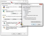 Disable Autocomplete and Inline AutoComplete in Explorer, Run
