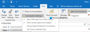 How to Enable, Disable, Use Conversation View in Outlook