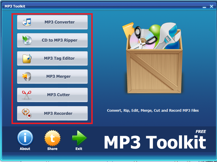 MP3 Toolkit: Free Powerful Audio Editing Software for Windows PC