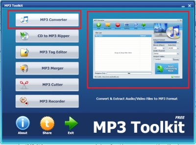 MP3 Toolkit: Free Powerful Audio Editing Software for Windows PC