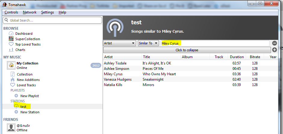 Tomahawk is the Ultimate Audio and Social Media Player