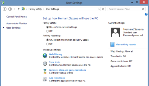 How to setup, configure, use Parental Controls in Windows 7