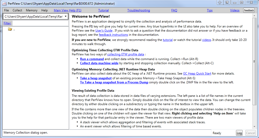 PerfView: Download Performance Analysis Tool from Microsoft