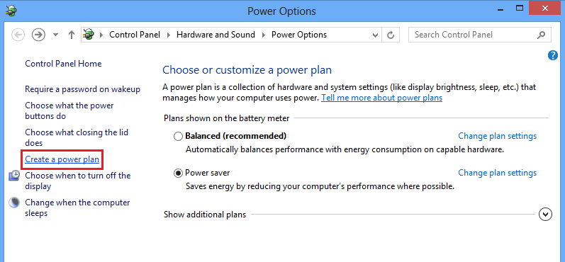 Change Power Plan and Create Custom Power Plans Windows 11