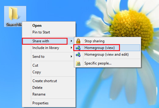 How to Share Files in Windows while on a Homegroup Network