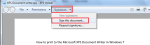 How to print to the Microsoft XPS Document Writer in Windows PC