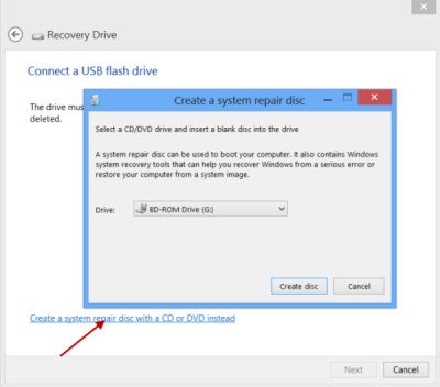 How to create a System Recovery Drive in Windows 11/10