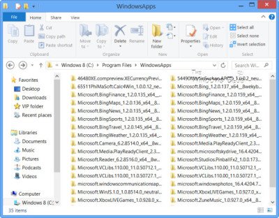 Where are Microsoft Store Apps installed; How to access WindowsApps folder
