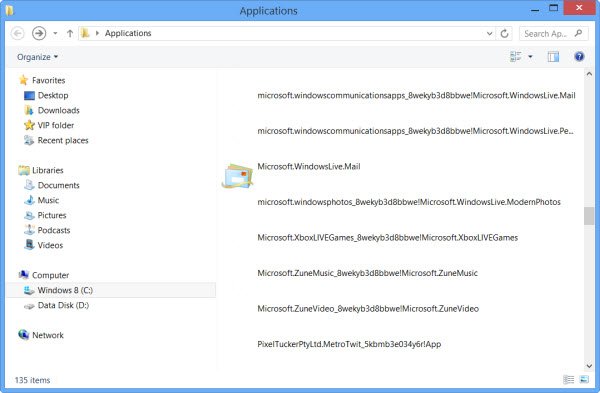 Where are Microsoft Store Apps installed; How to access WindowsApps folder