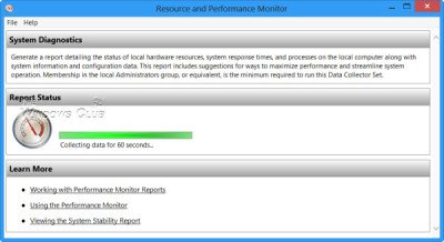 How to generate System Health Report in Windows with Perfmon