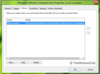 How to schedule Windows Defender scans