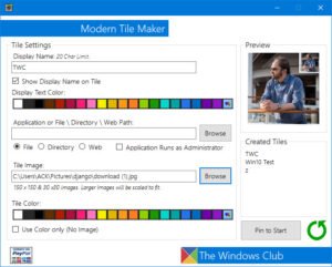 Modern Tile Maker: Create Tile Icons for Windows Start