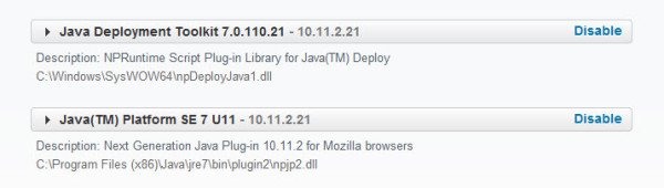 Uninstall or Disable Java in Chrome, Firefox, Opera browsers
