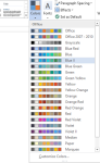 Customize, Change Theme color, Default font in Microsoft Office