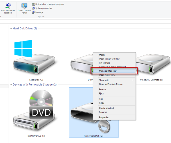 Secure portable storage devices using BitLocker To Go in Windows