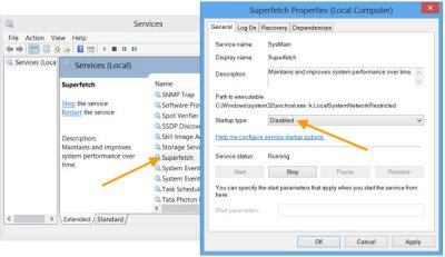Enable or Disable SysMain (Superfetch) & Prefetch for SSD in Windows 10