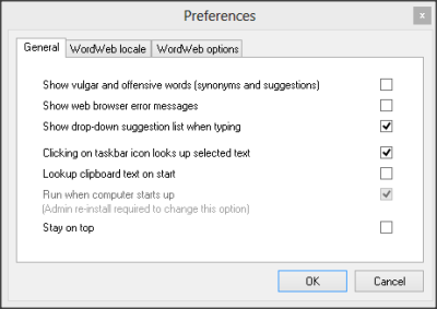 WordWeb: Free Dictionary & Thesaurus Software for Windows PC