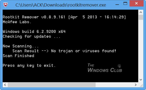 Gmer Rootkit Detector And Remover For Windows 10 Pc
